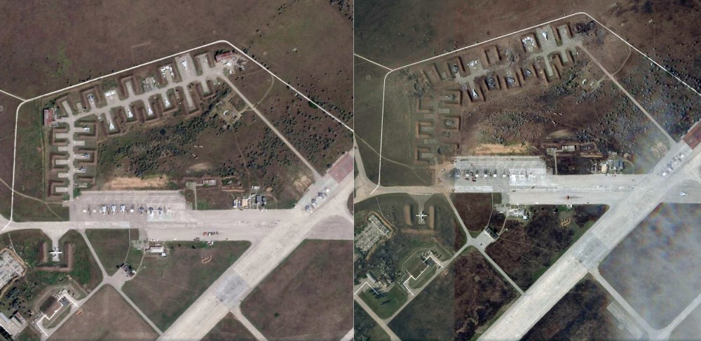 Military Base Satellite View Russia Massing More Troops Near Ukraine,