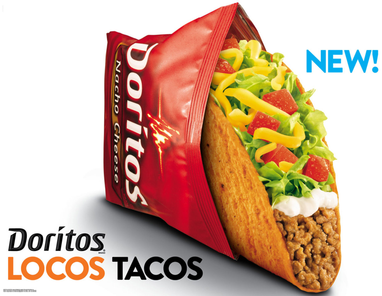 Taco Bell Doritos Locos Tacos Vurig Nacho Cheese Doritos® Locos Tacos