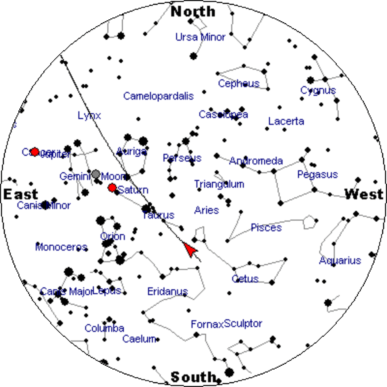 delphinus constellation dates