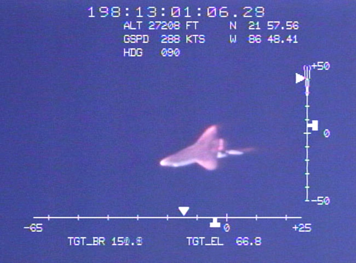 inside shuttle reentry