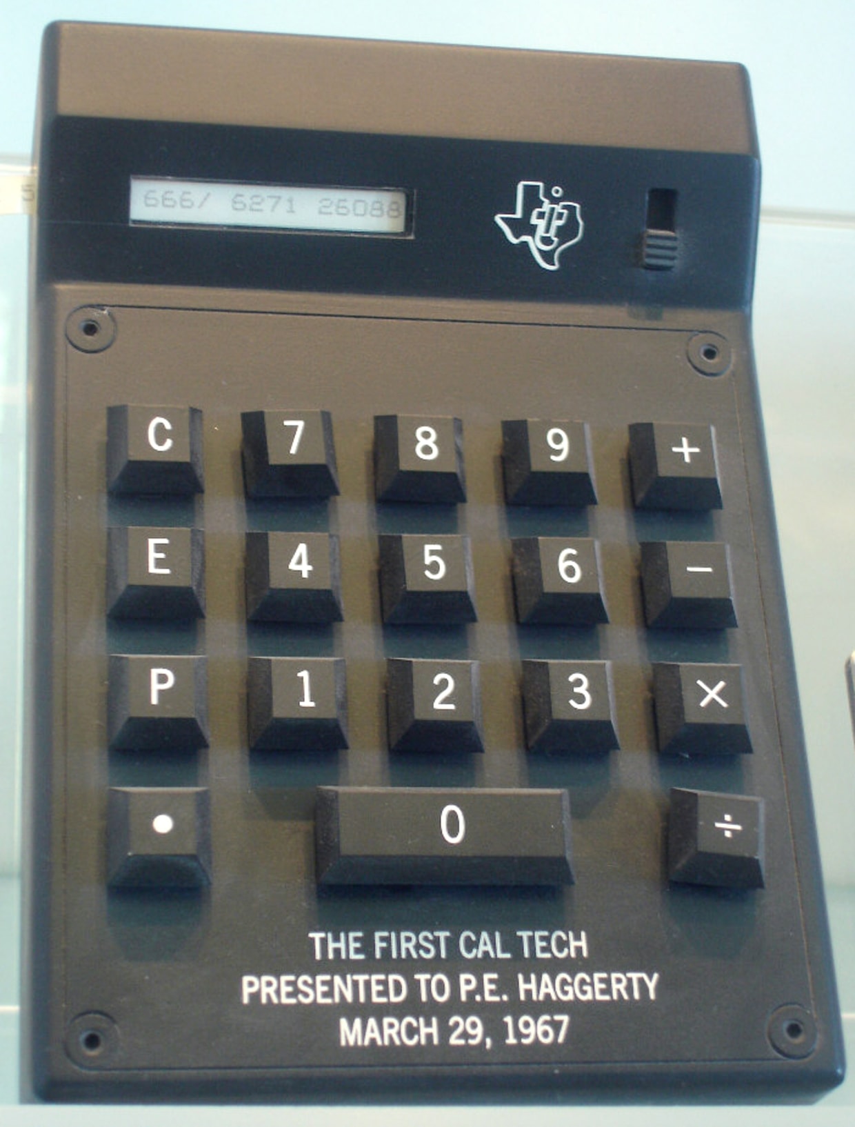 First Handheld Calculator 1972