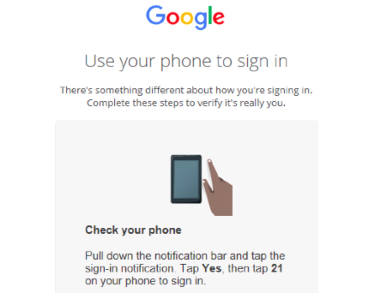 google sign in