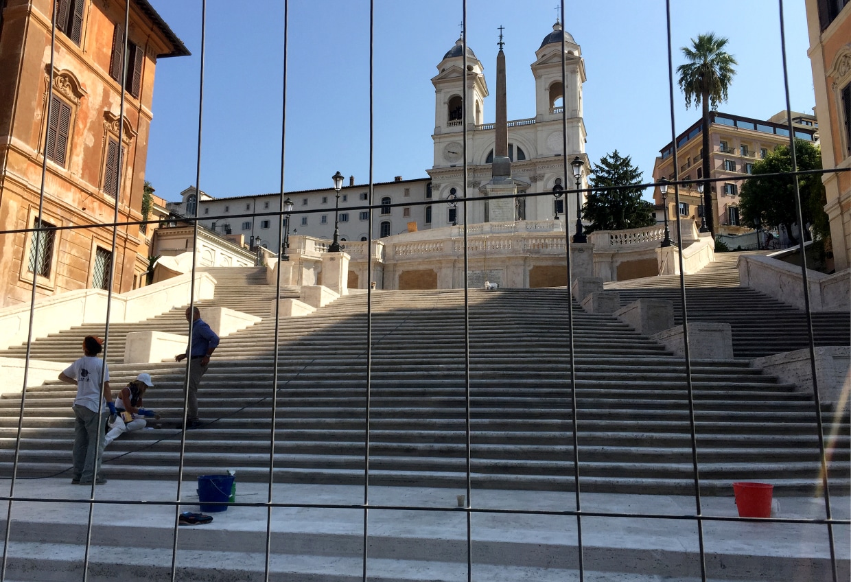 Spanish Steps Rome Restoration Projects Bulgari's €1.5m Restoration