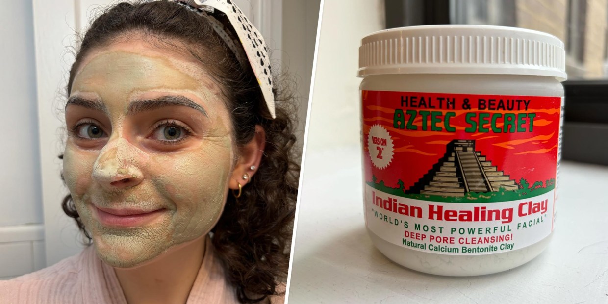 Aztec Indian Clay Mask KitchenMadeBeauty Bentonite Clay + Turmeric