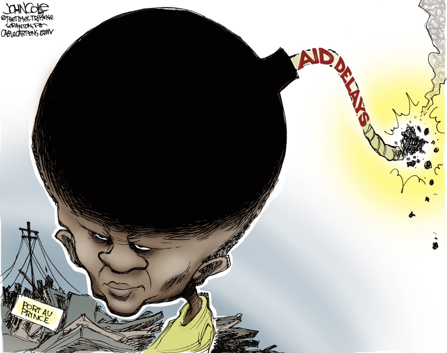 Haiti Poverty Cartoon Poverty Alleviation In Haiti