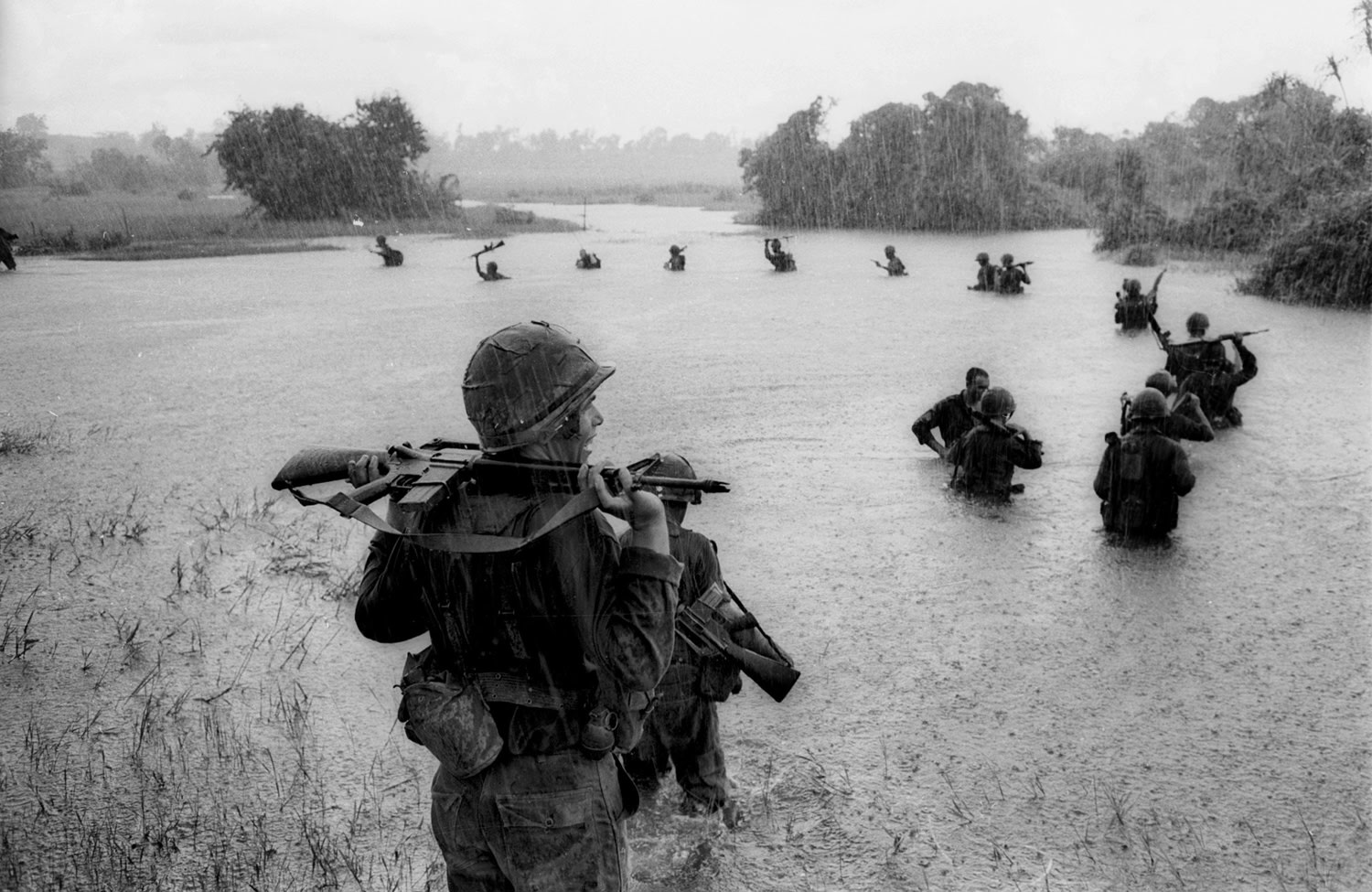 Vietnam War Soldiers Shooting