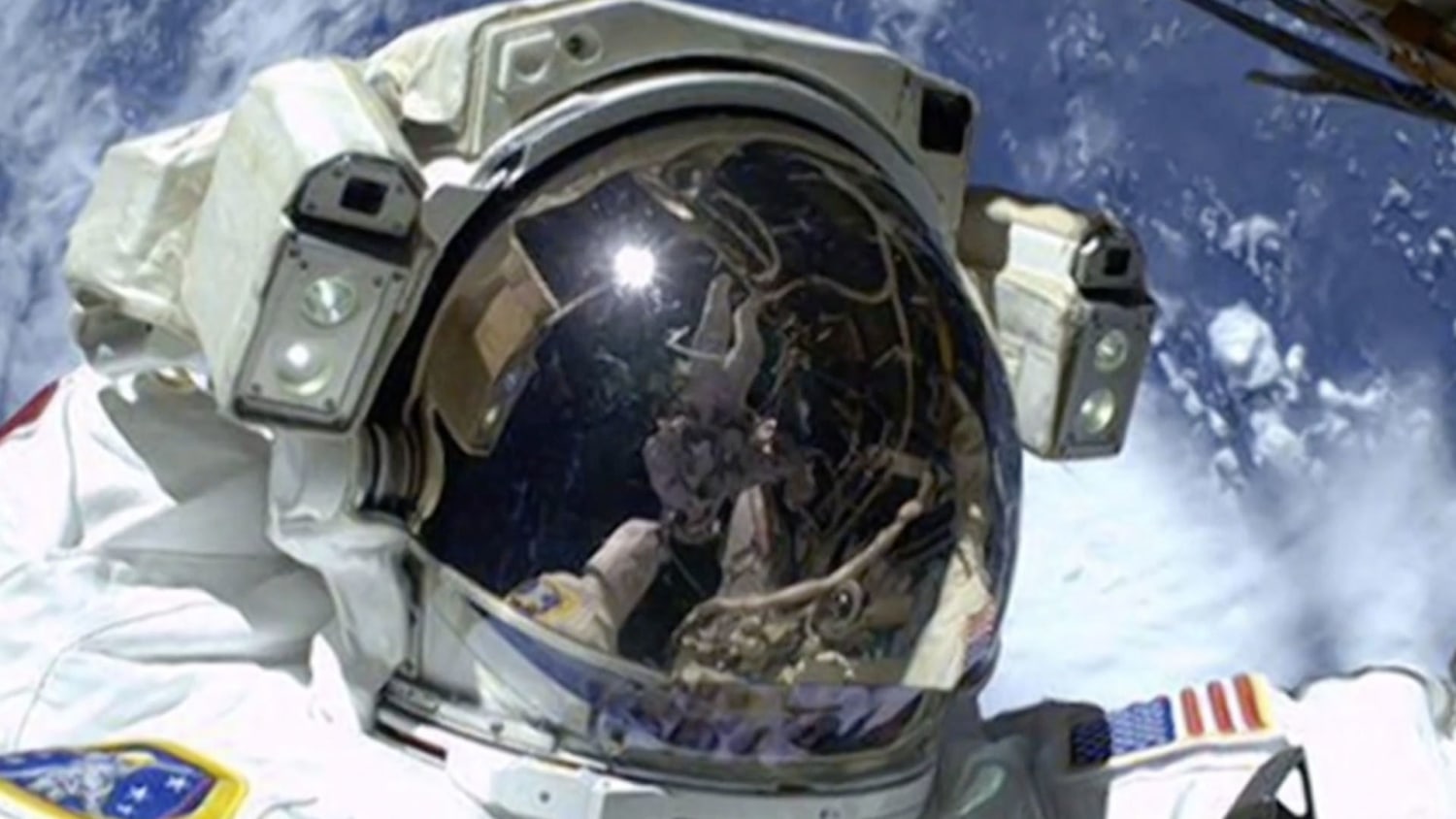 space station selfie