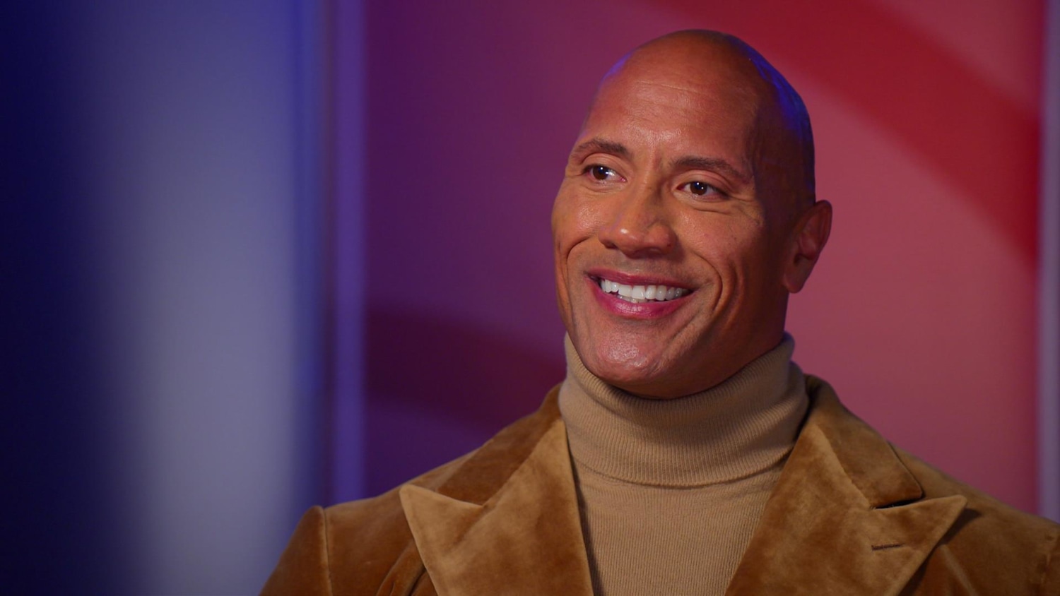 dwayne johnson polo neck