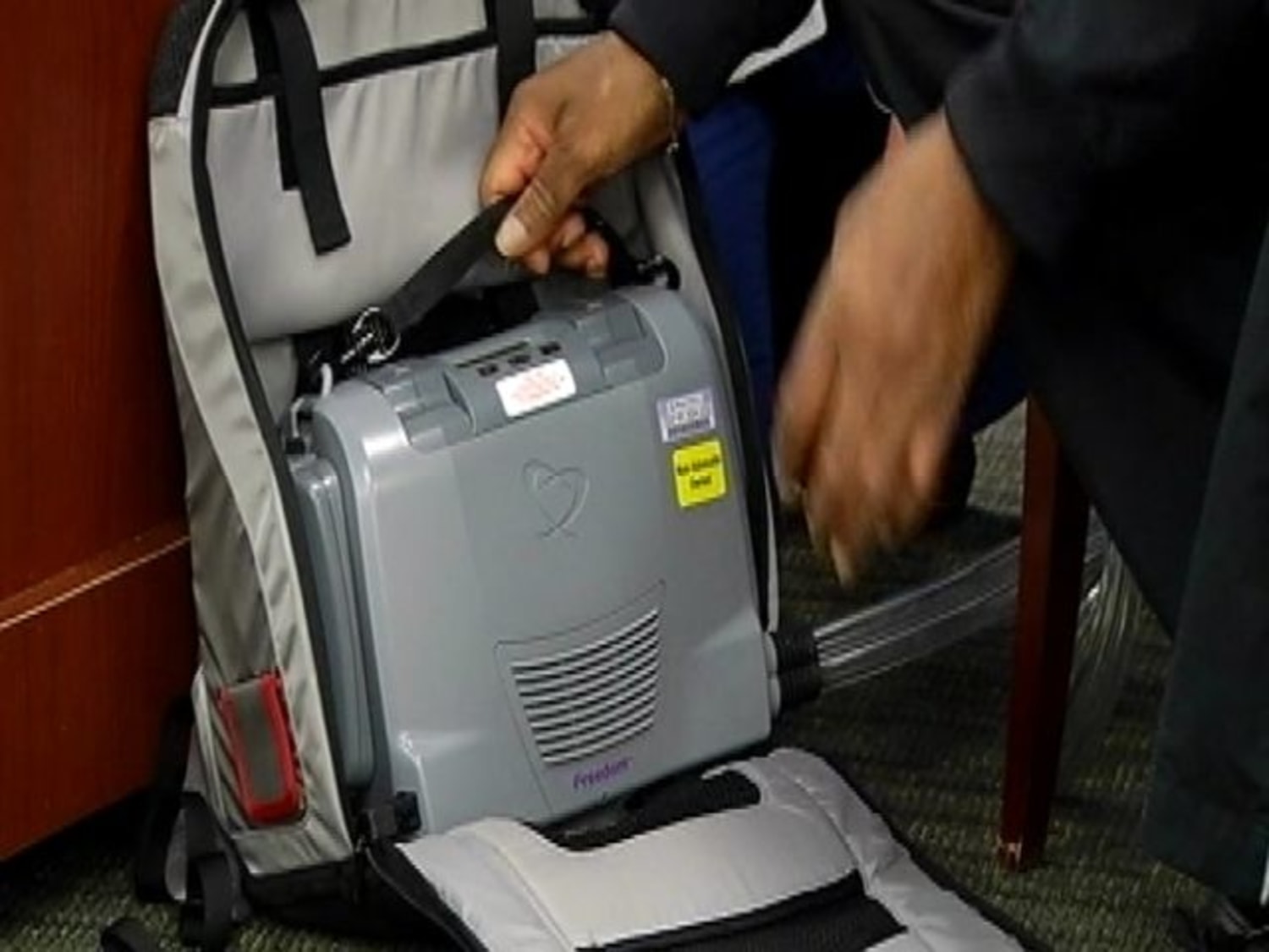 backpack artificial heart