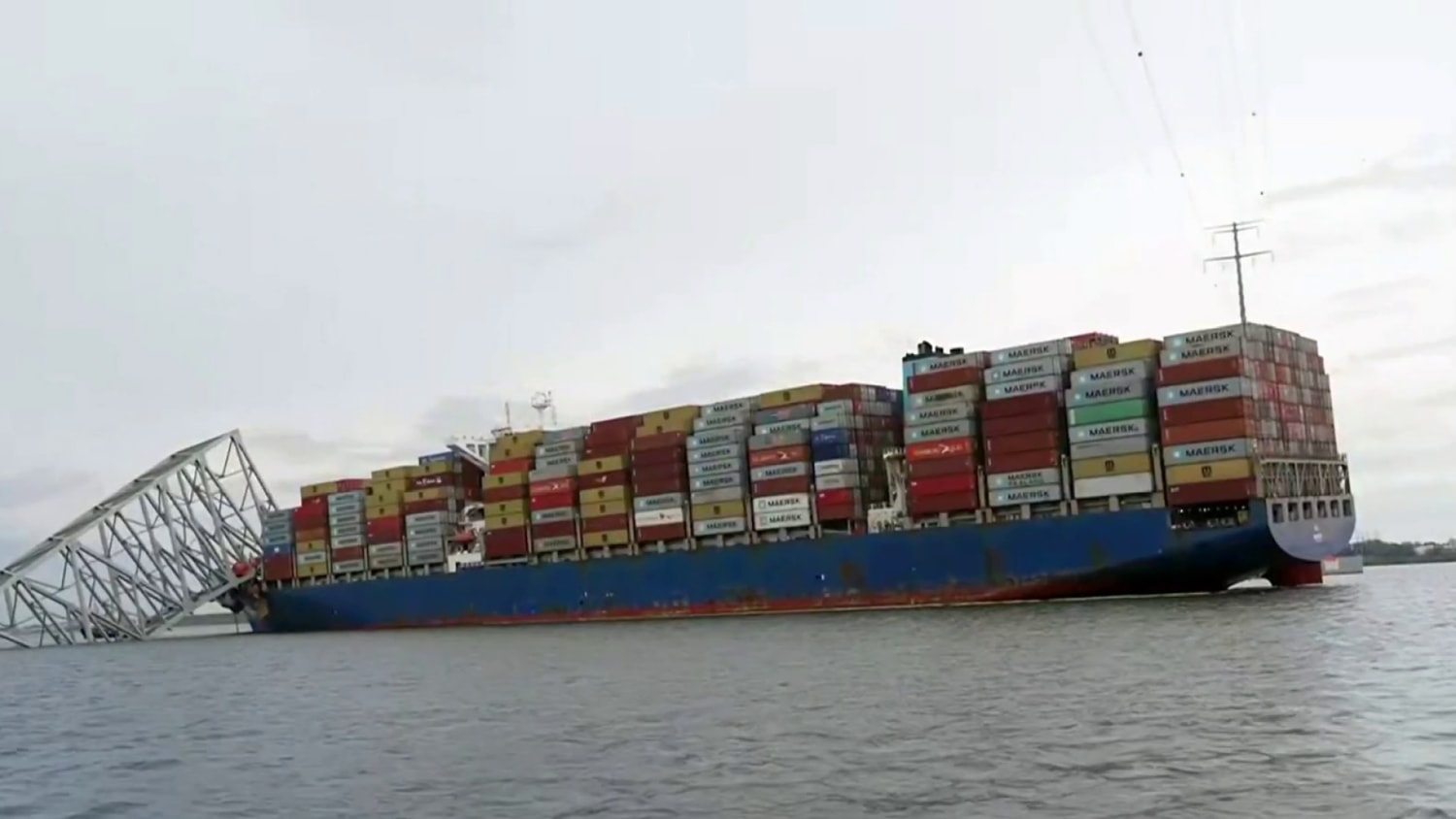 largest ship crashes