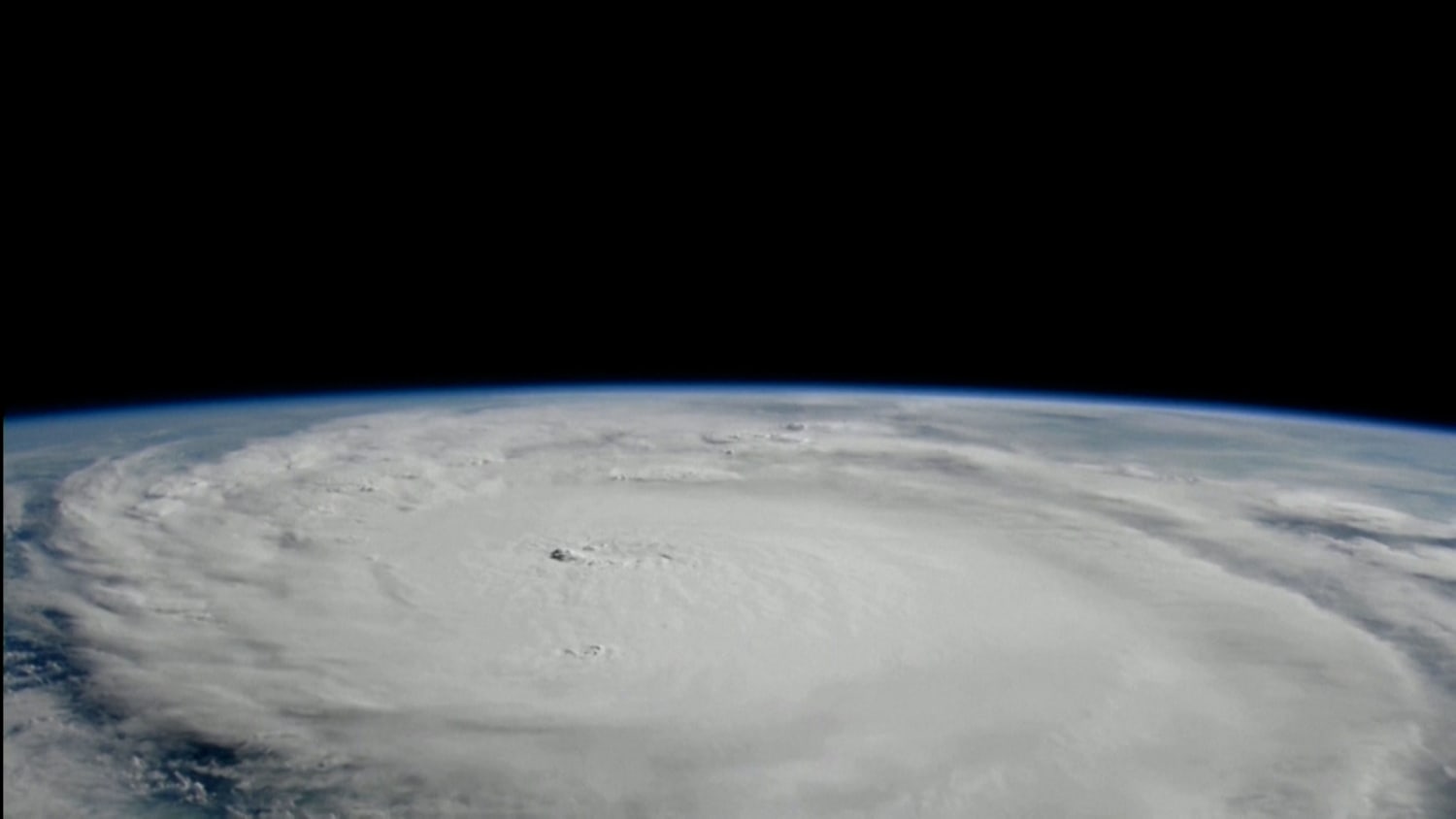 hurricane space view