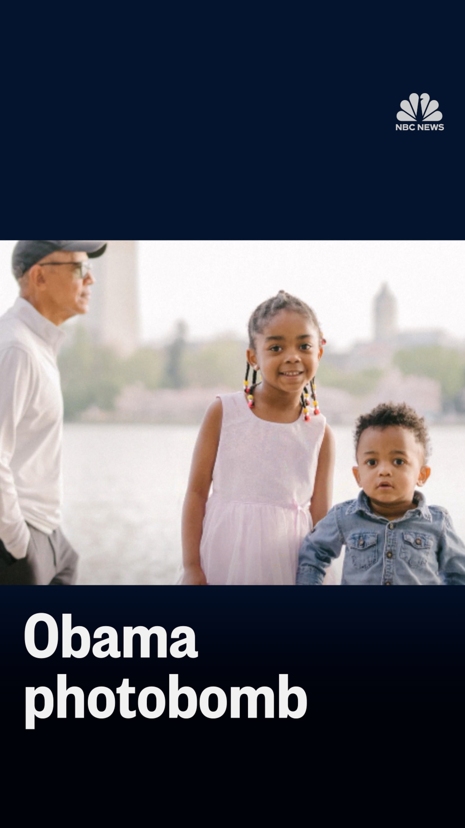 Top Photobombs A Surprise Guest: Former President Obama Photobombs