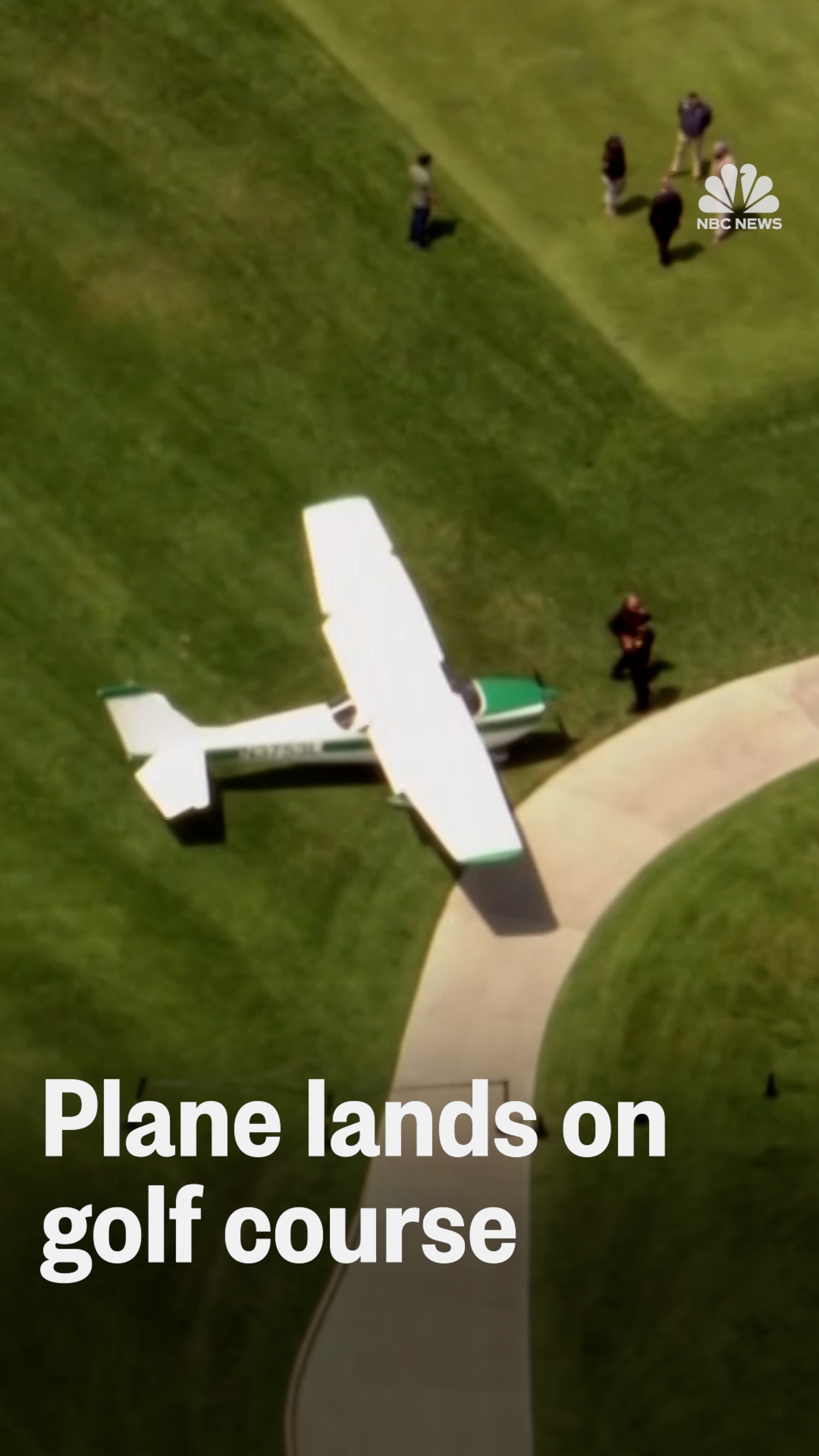 golf course plane