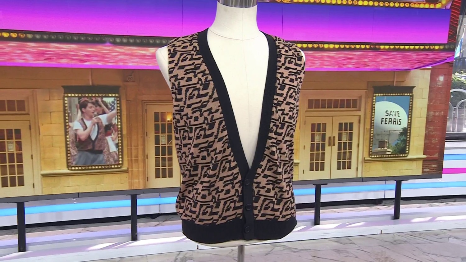 ferris bueller vest pattern