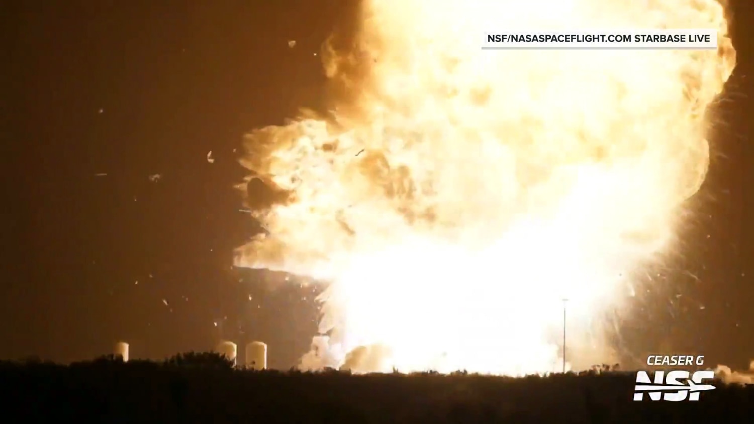 spacex launch today explosion