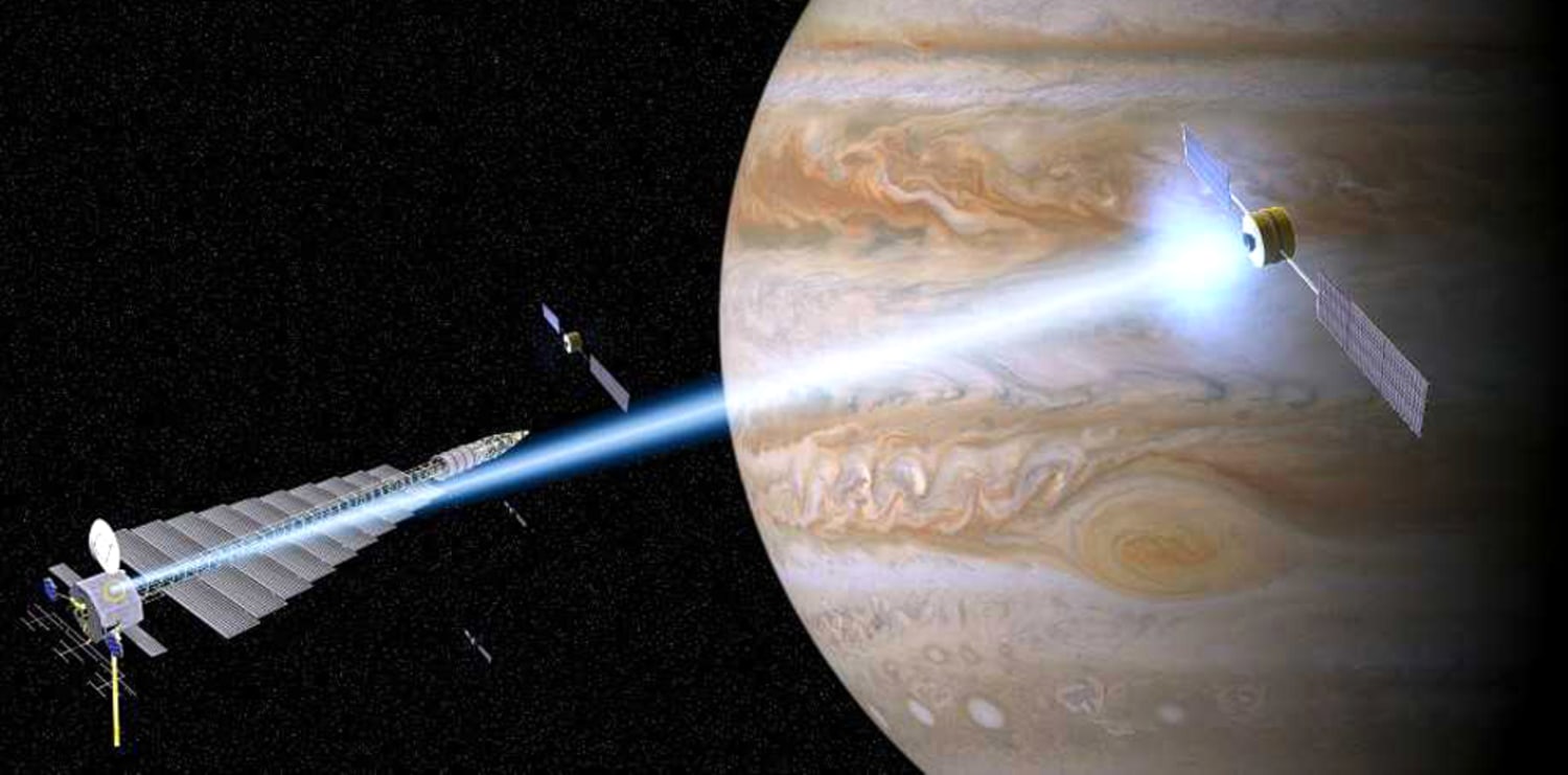 spacecraft using magnetic