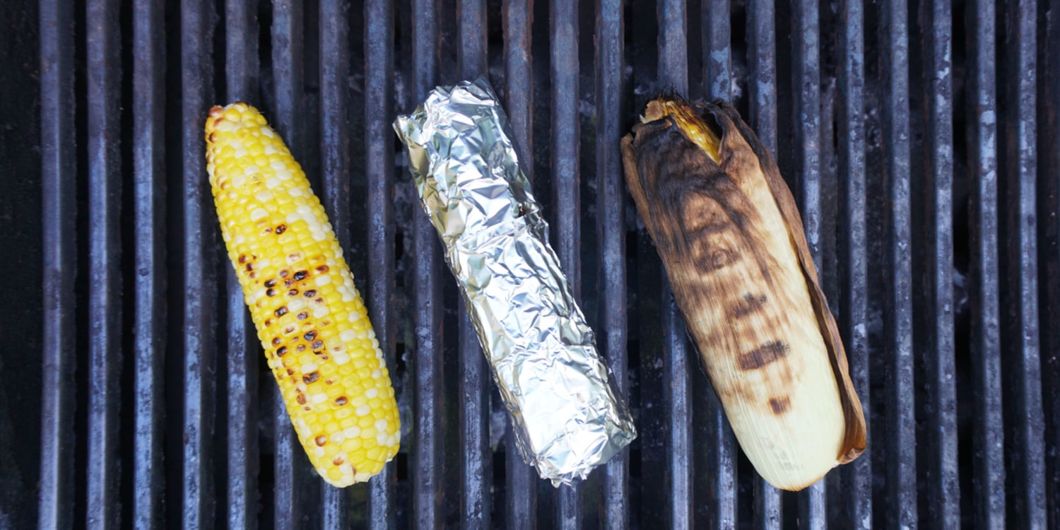 how to boil then grill corn