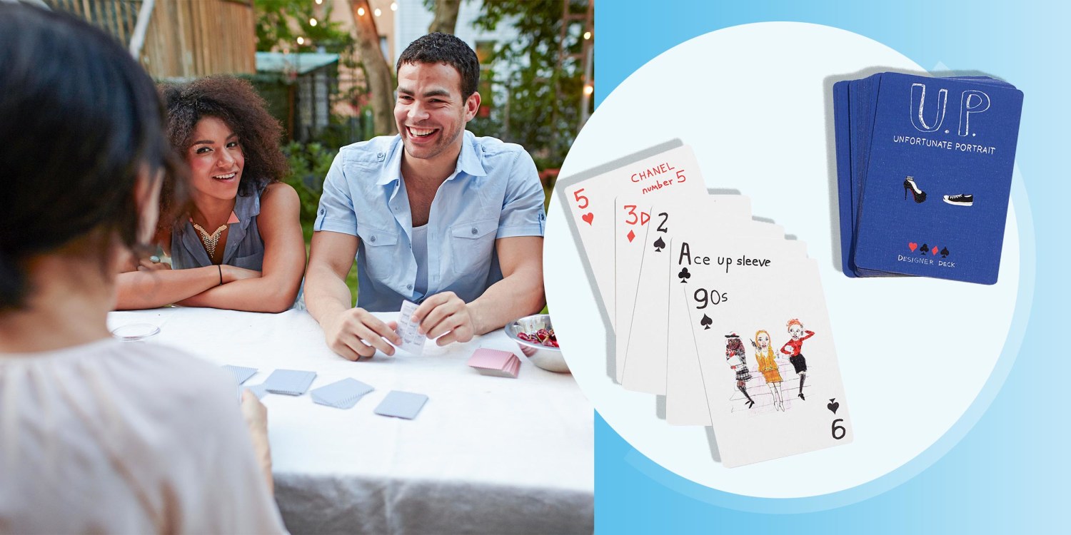 Two People Playing Cards