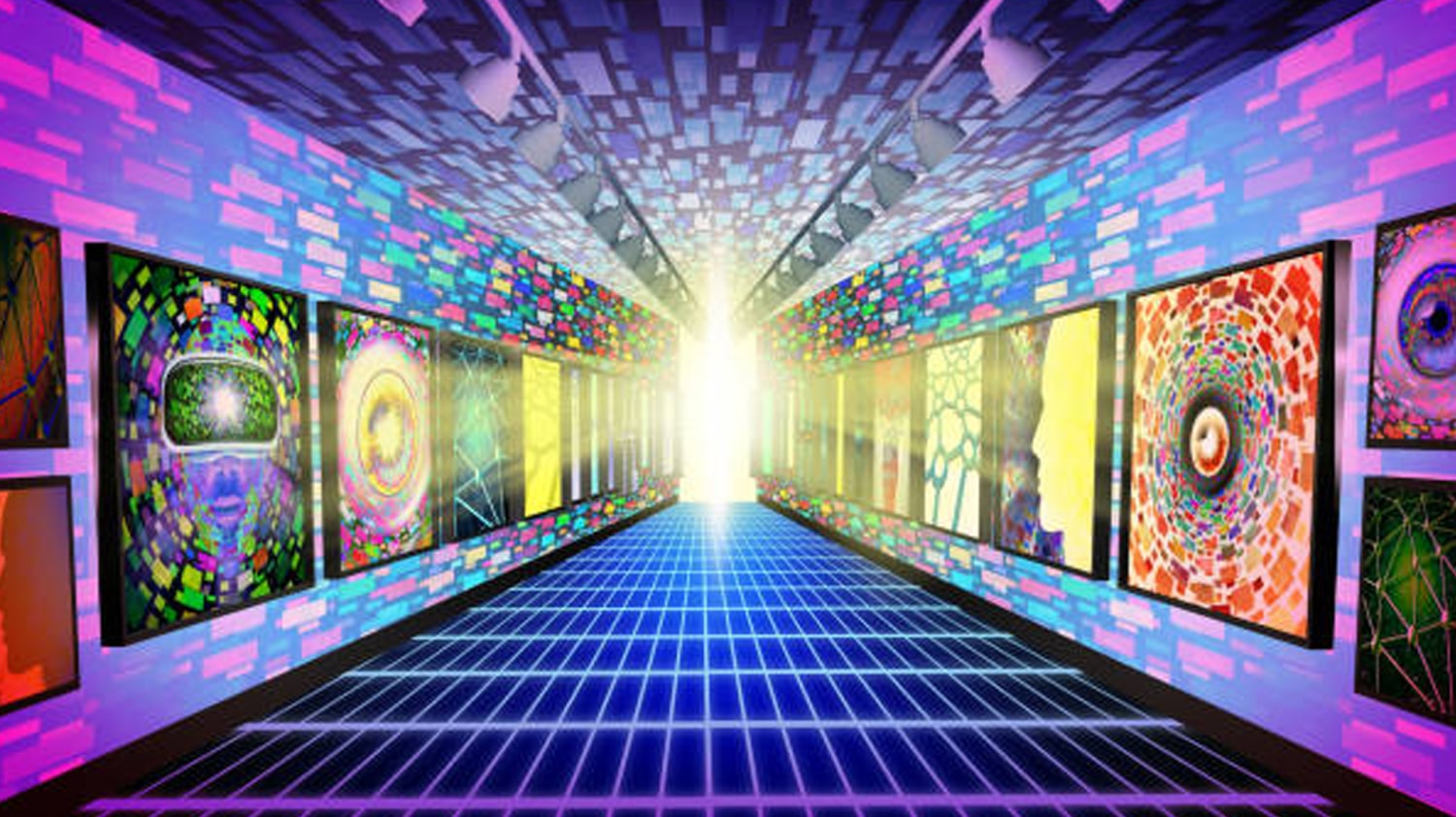 Obra De Arte Digital Una Obra De Arte Digital Es Una Transición Suave