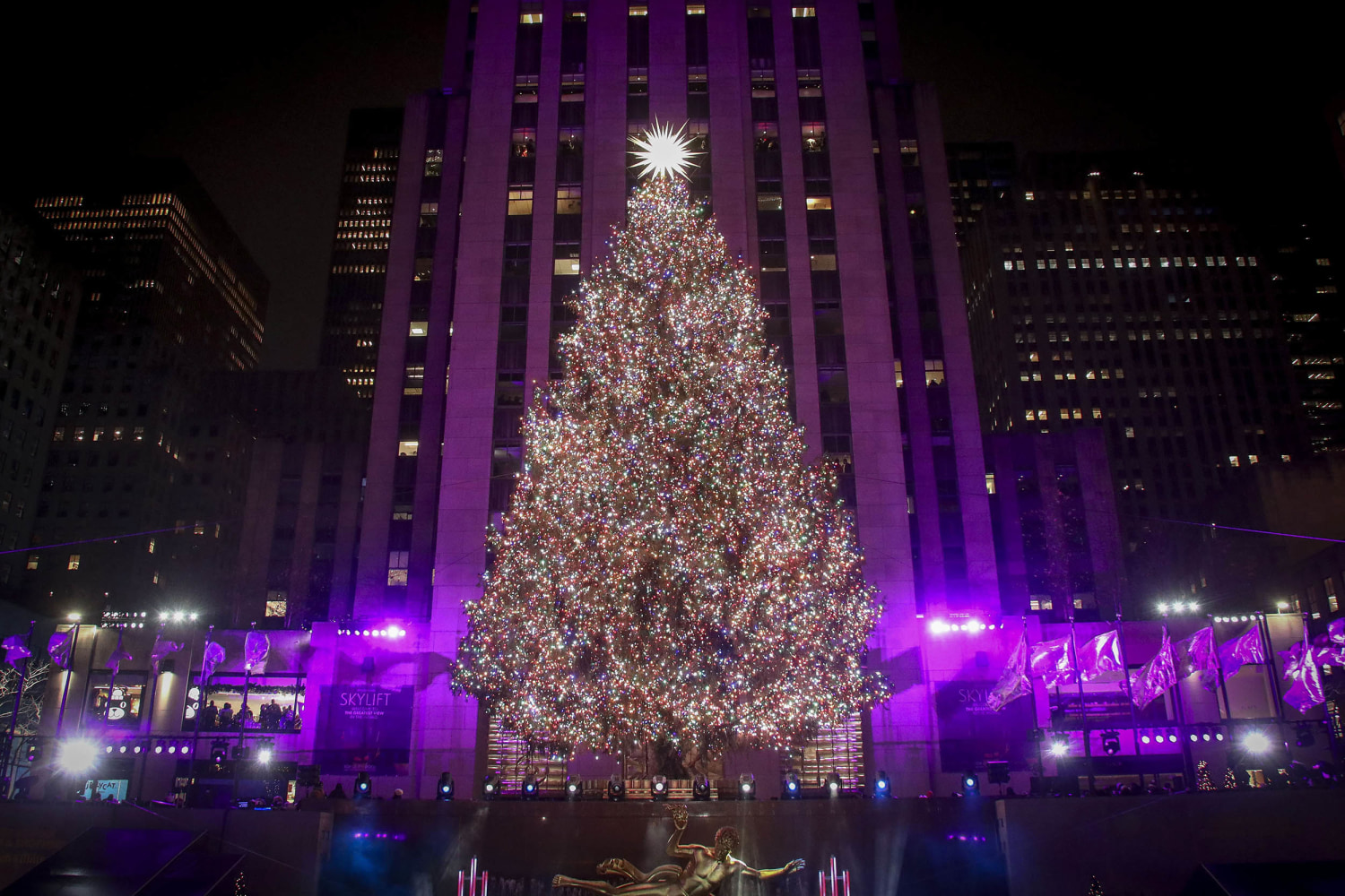 Rockefeller Center Tree Lighting See The Highlights
