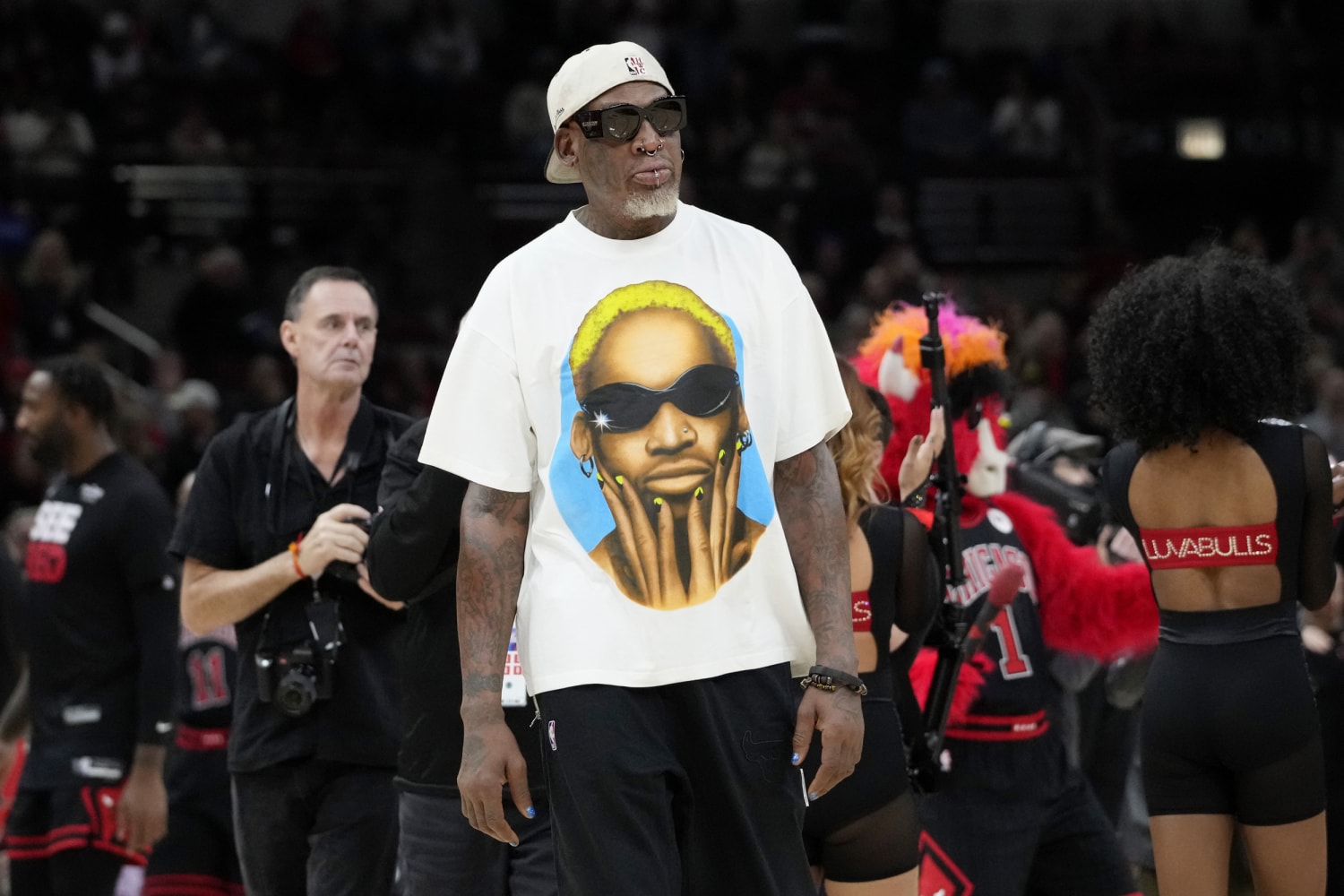 Dennis Rodman Michelle Moyer News Nba Basketball