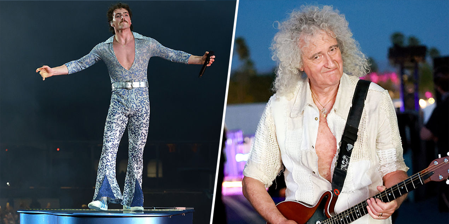Benson Boone & Queen's Brian May Set Coachella On Fire With Epic 'Bohemian Rhapsody' Performance ...