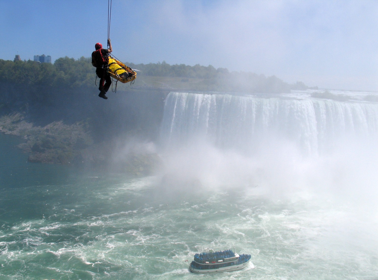 Niagara Falls Man Man Survives After Being Swept Over Niagara Falls