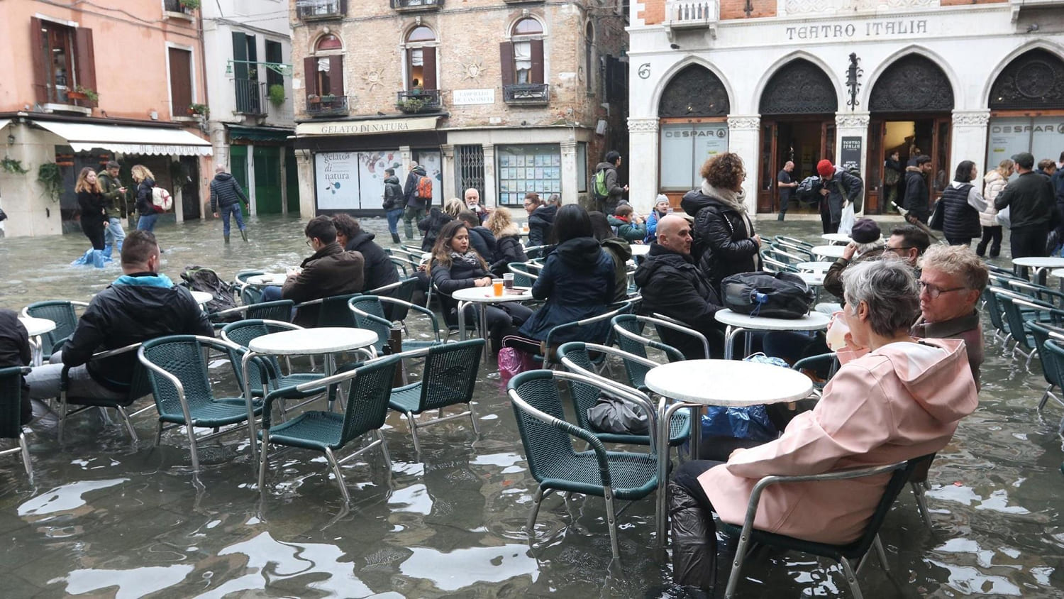 Water Level Venice Italy