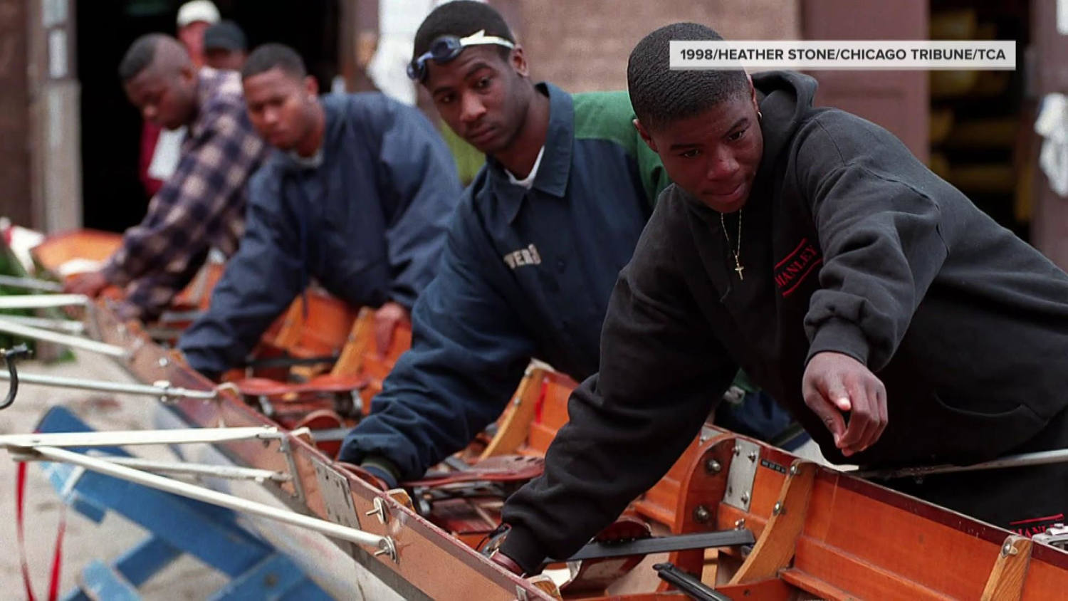 black rowing team