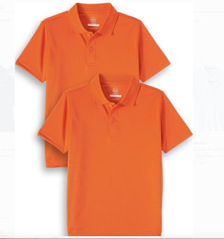 Walmart polo shirts are bestsellers for back to school