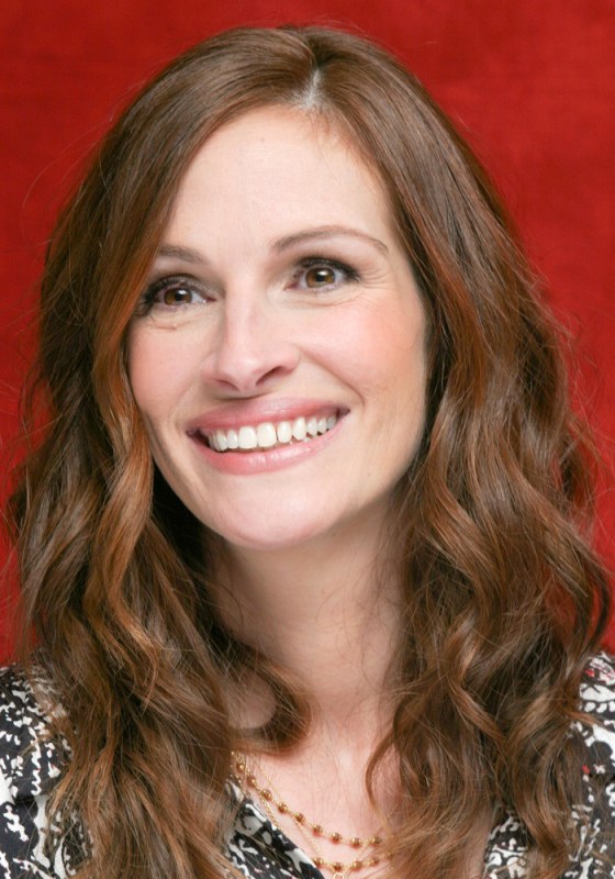 Julia Roberts was born with a beautiful smile