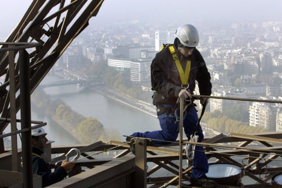The inner workings of the Eiffel Tower