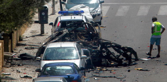 2nd bomb found on Spanish island after blast