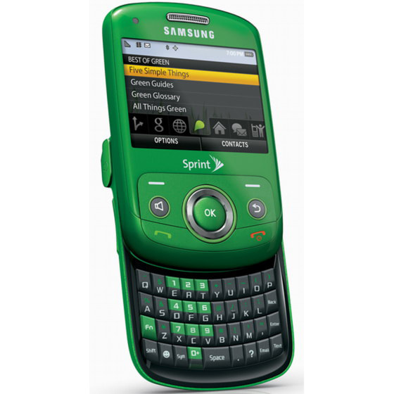 Sprint, Samsung launch biodegradable phone