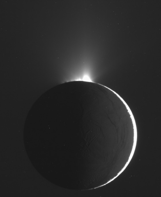 Water geysers on Saturn moon take center stage