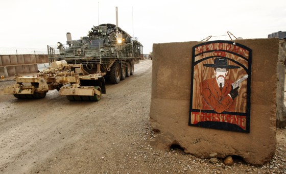 Wild West motif lightens mood at Afghan base