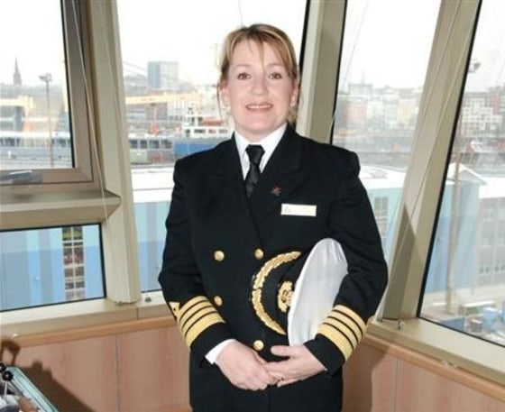 Cunard's first female cruise ship captain relishes life at sea
