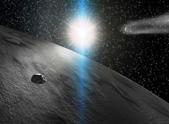 ‘Wet’ asteroid could be a space gas station