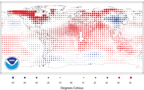 world record temperature celsius