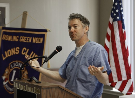 National group: Paul isn't a board-certified doc