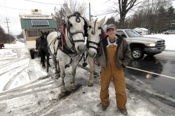 A horse-drawn trek toward a 'do-over' in life