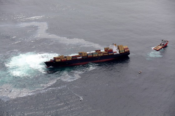 Crews struggle to drain oil-leaking ship off New Zealand