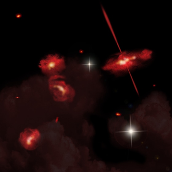 Ultra-red galaxies may be cosmic 'missing link'