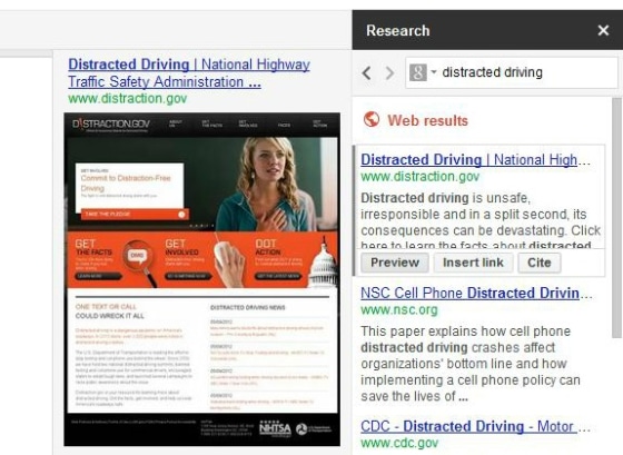 How to use Google Docs' new Research tool