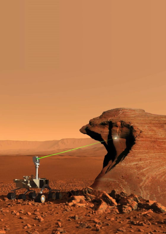 Nasas New Mars Rover Armed With Laser Cameras Curiosity Laser Eyed