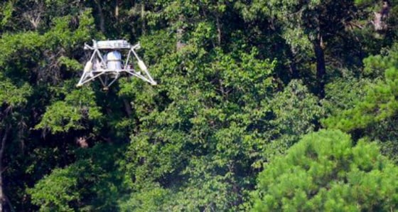 'Mighty Eagle' lander passes test with — yep — flying colors