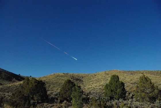 meteorites falling