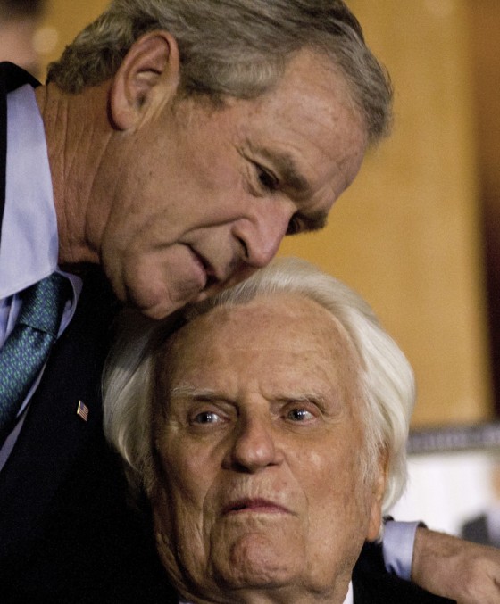 Evangelist Billy Graham in good spirits at hospital