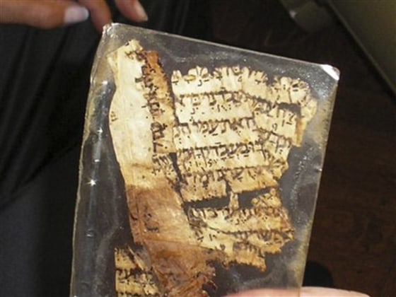 Institute to get ancient Bible parchment
