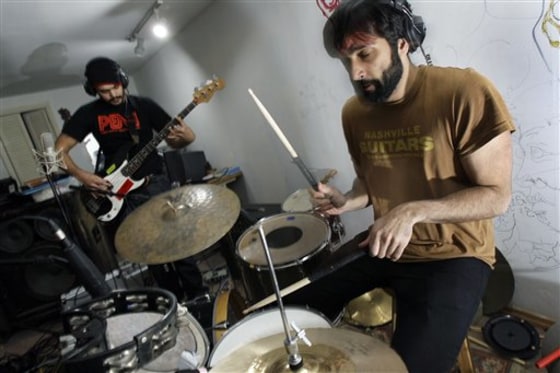 Muslim-Hindu punk rock bands push buttons